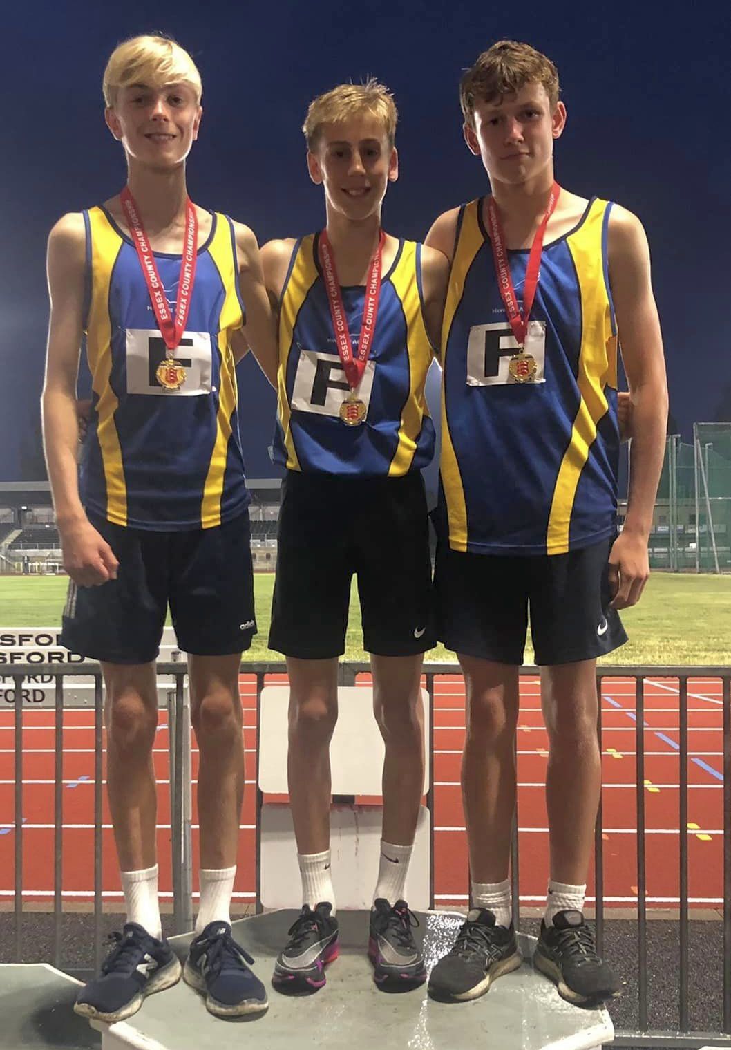 Havering AC squads singing in the rain at Essex Relays - Daily Local ...
